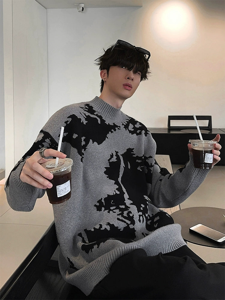 JM World Map Sweater