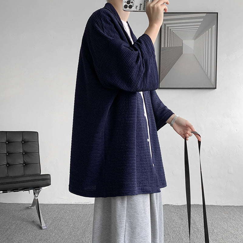 Pleated Wide Sleeve Shirt